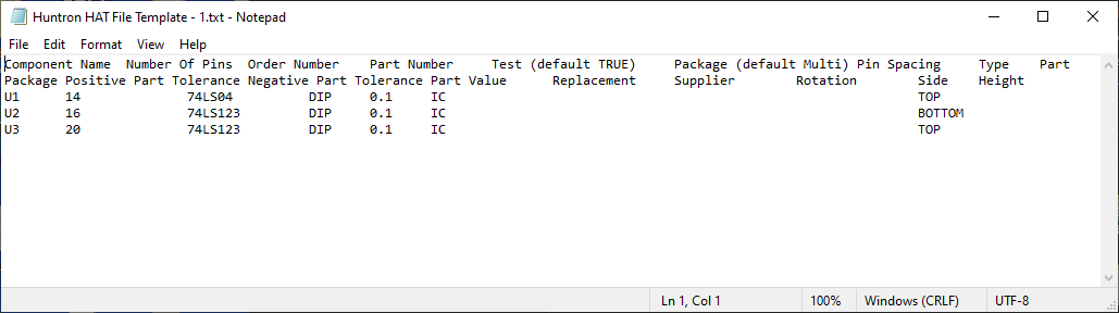 Using a HAT Text File to Create a Workstation Test - Huntron News and ...